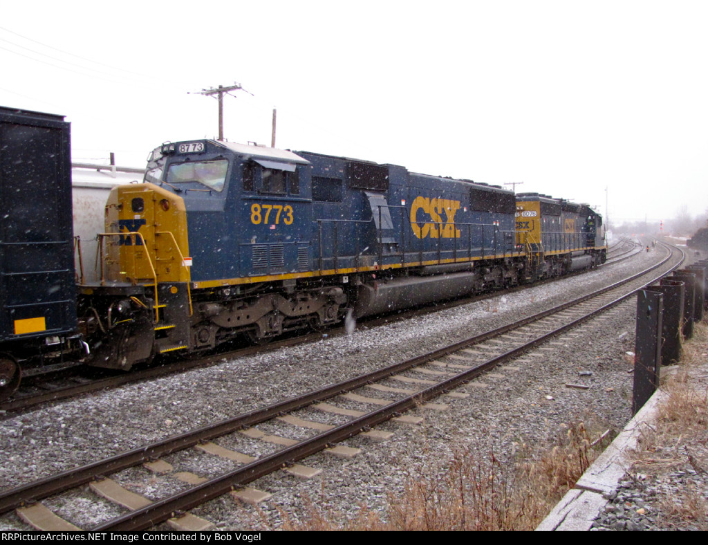 CSX 8773 and 8076
